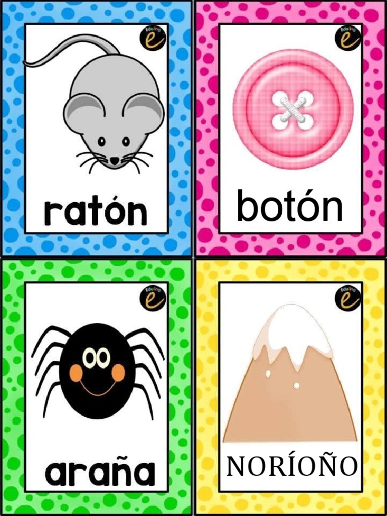 Material Educativo: Vocabulario en Español | PDF | Hogar, jardinería y ...