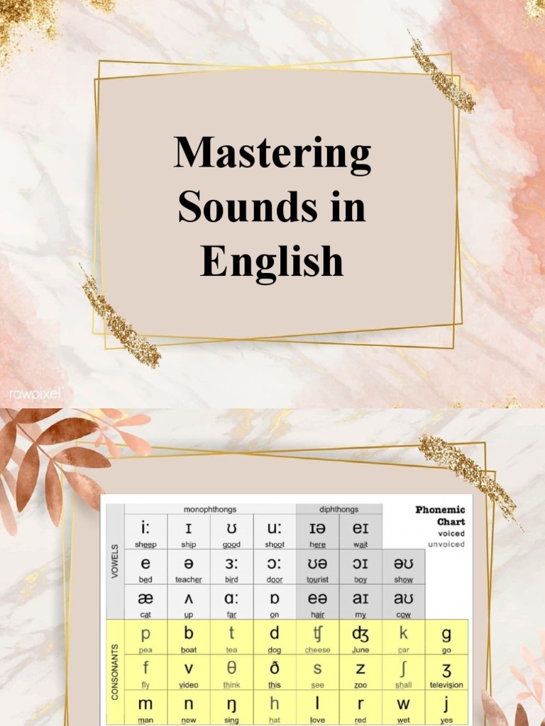 Mastering Sounds in English | PDF