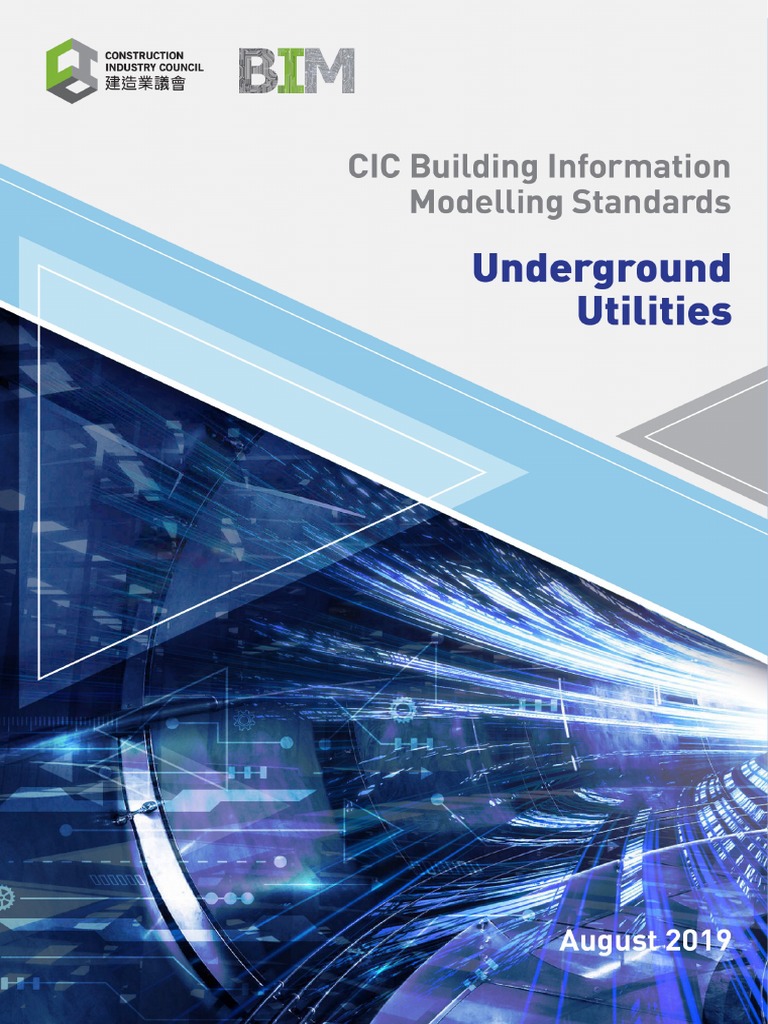 CIC BIM Standards For Underground Utilities | PDF | Building Information Modeling | Sanitary Sewer