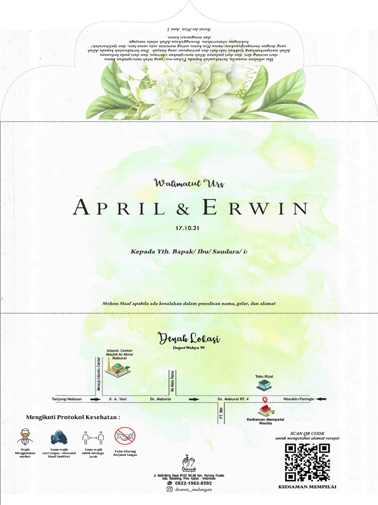 Undangan April & Erwin | PDF