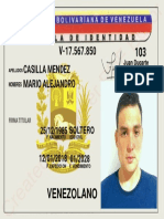 Descargar Formato de Cedula Venezolana Editable de Espanol Gratis | PDF | Costa Rica ...
