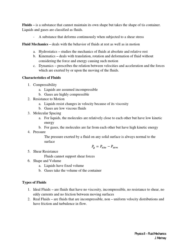 Fluids | PDF | Buoyancy | Fluid Dynamics