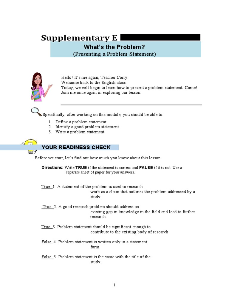 Crafting Effective Problem Statements | PDF | Knowledge | Social Media