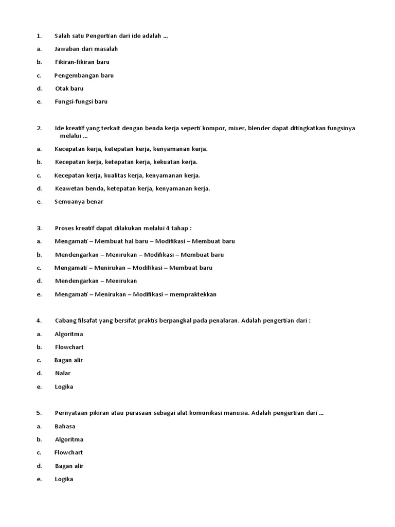 Latihan Soal SIMDIG | PDF