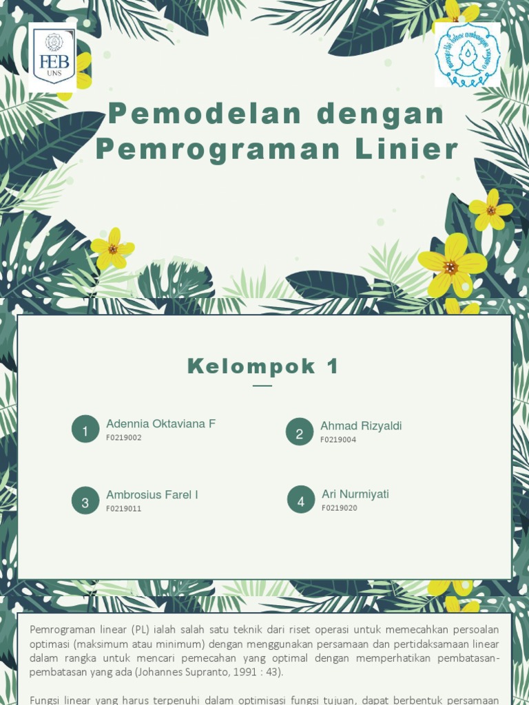 Linier Programing | PDF