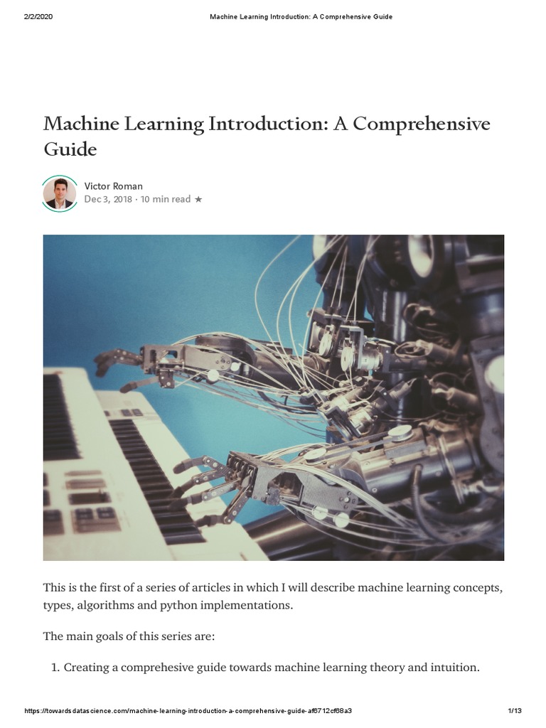 Machine Learning Demystified: An Introductory Guide to Key Concepts ...