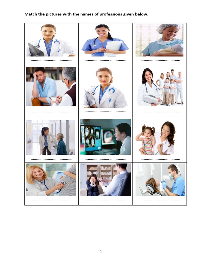 Matching Professions: A Visual Exercise to Learn Job Titles in the ...