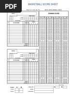 Fivb Volleyball Scoresheet | PDF | Referee | Leisure