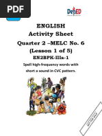 ENGLISH2 MELCS With CG Codes PDF | PDF | Word | Phonics