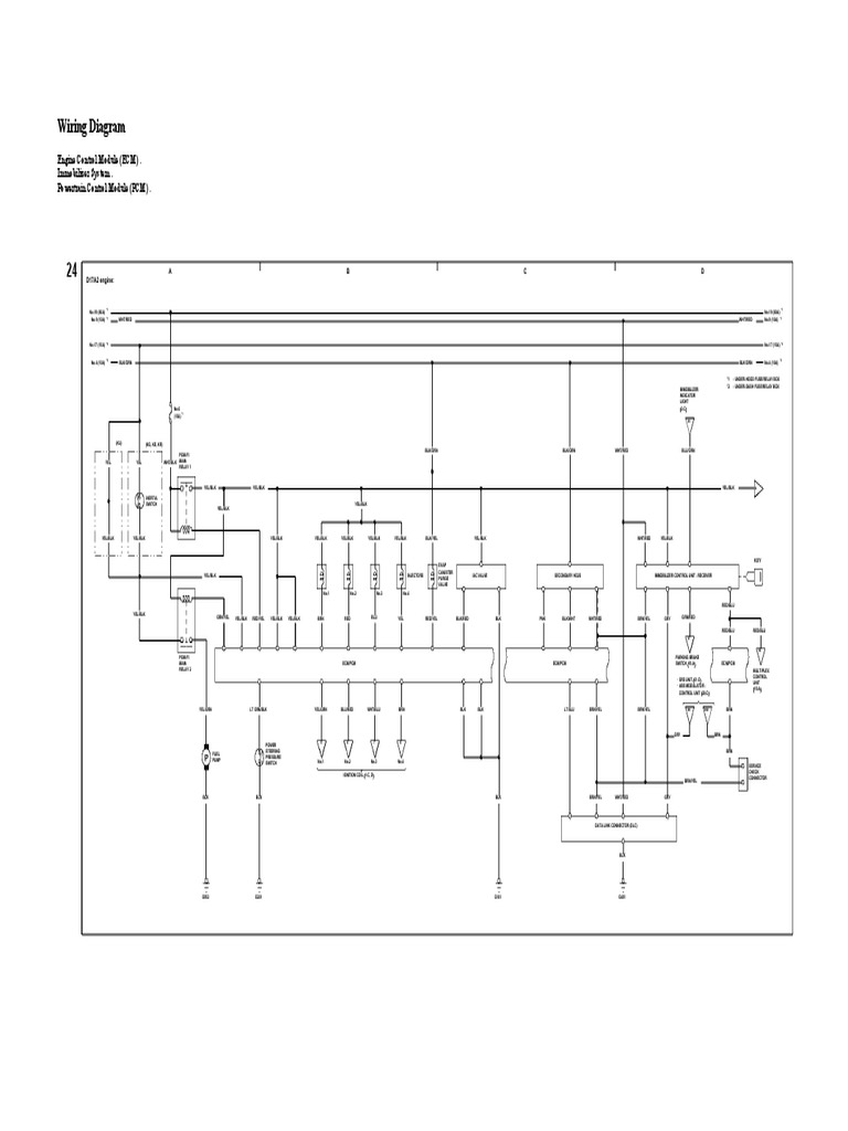Wiring Diagram: Engine Control Module (ECM) - Immobilizer System ...