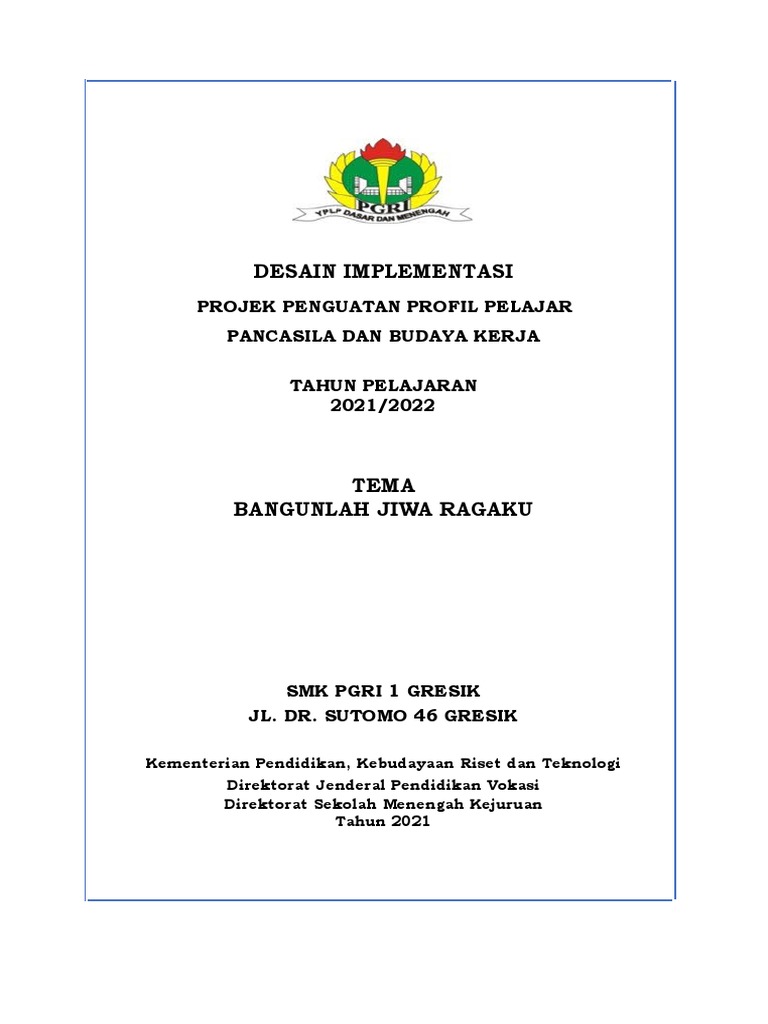 Implementasi p5bk 2021-1 | PDF | Karier & Perkembangan | Bisnis