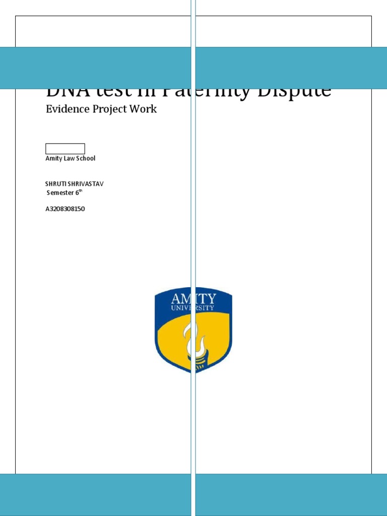 DNA Test Crucial in Paternity Dispute Cases | PDF | Legitimacy (Family ...
