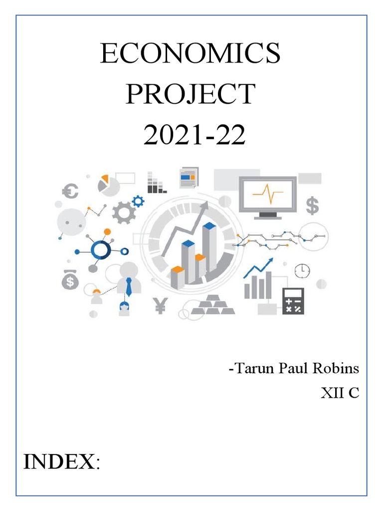 Economics Project 2021-22 - Tarun Robins Xii C 3 | PDF | Survey ...
