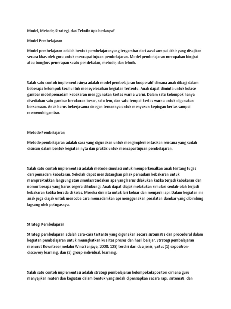 Model, Metode,-WPS Office | PDF