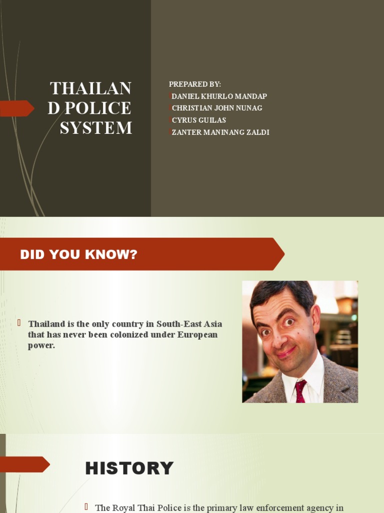 Royal Thai Policing System | PDF | Police | Thailand