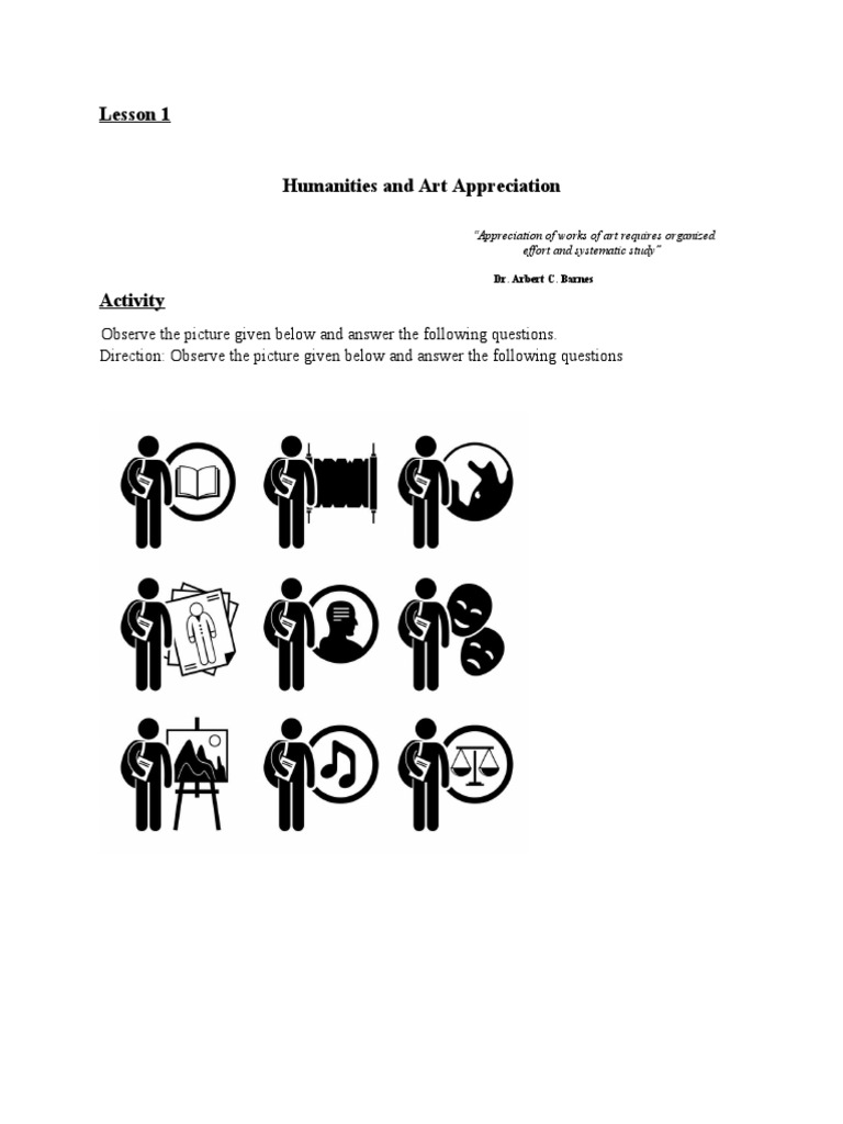 Humanities and Art Appreciation | PDF | Humanities | Paintings