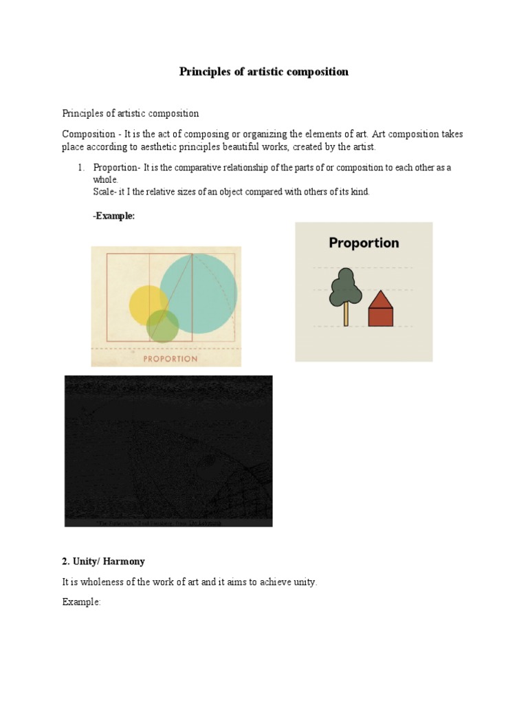 Principles of Artistic Composition | PDF