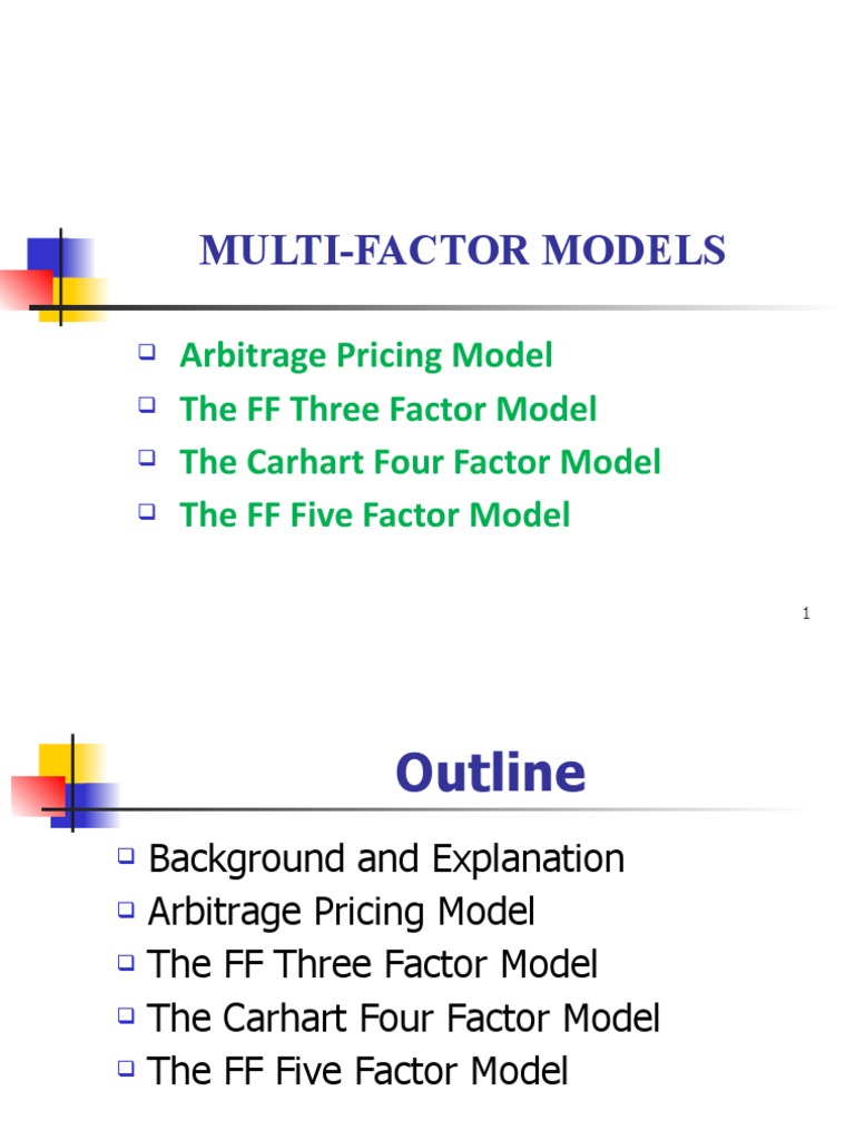 Multi-Factor Models | PDF | Capital Asset Pricing Model | Arbitrage