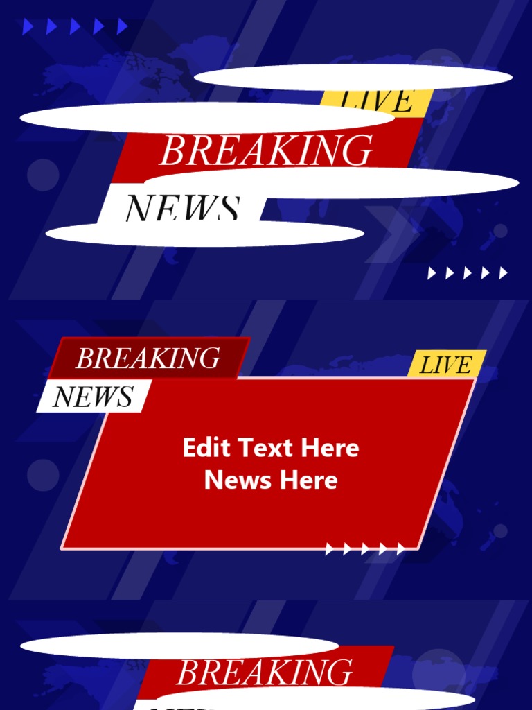 FF0345 01 Breaking News Presentation Design | PDF
