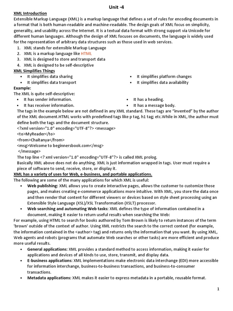Iwt 4 Unit | PDF | Xml | Http Cookie