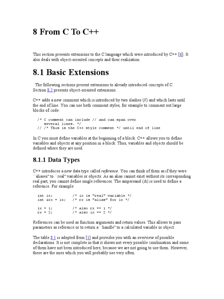 8 From C To C | PDF | Constructor (Object Oriented Programming ...