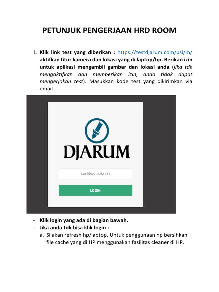 Tutorial HRD ROOM | PDF | Karier & Perkembangan