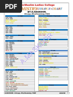 Academic Hood Degree Color Chart | PDF | Science | Bachelor's Degree
