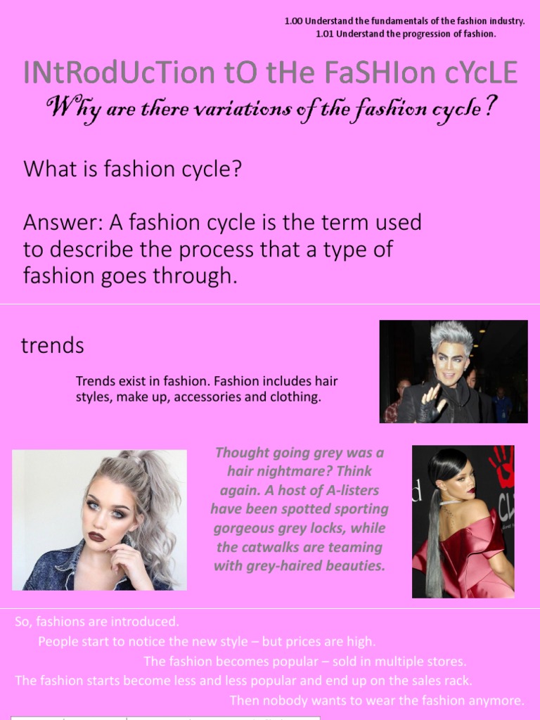 1.01 FM Fashion Cycle | PDF | Fashion | Clothing