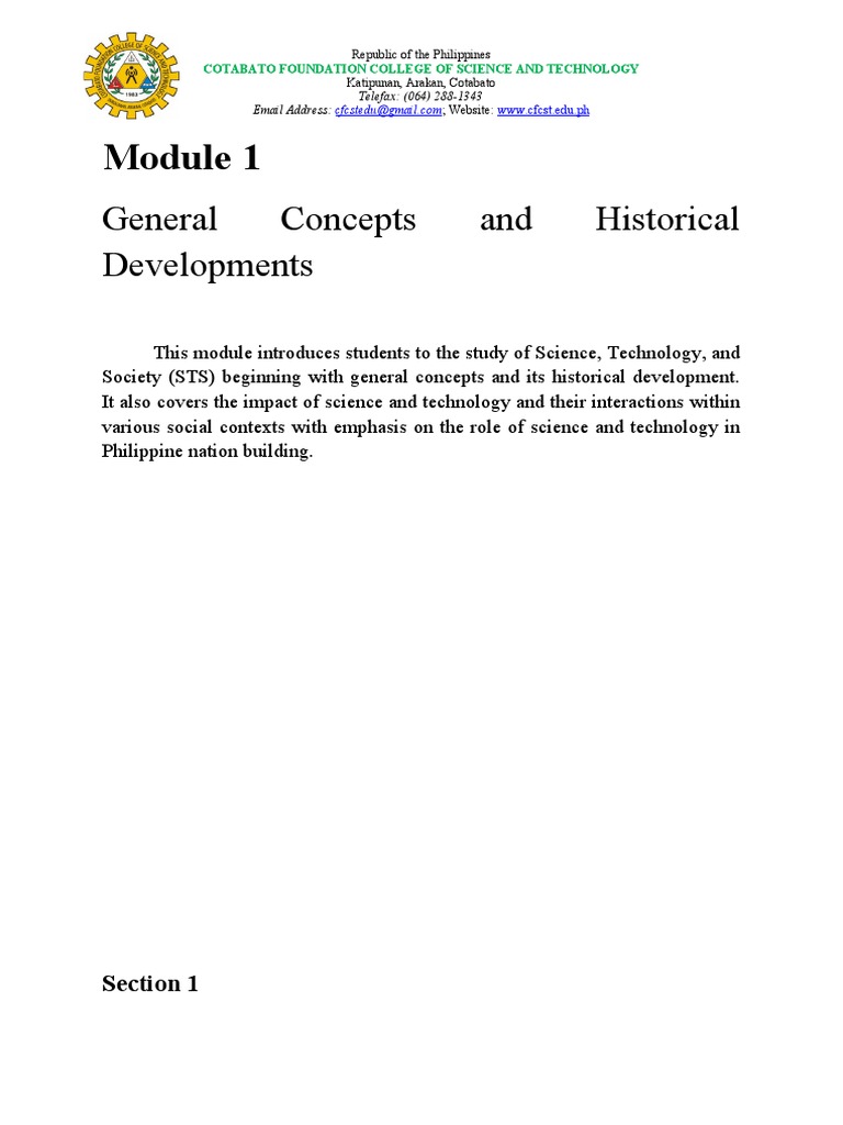 Module 1 Section 1 | PDF | Science | Mobile App