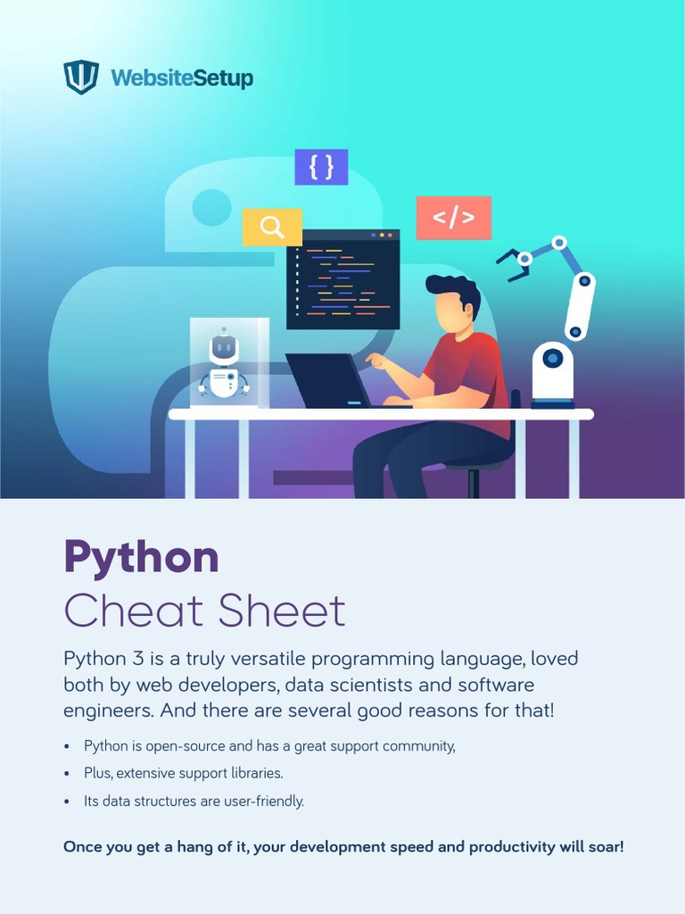 Python Cheat Sheet April 2021 | PDF | Parameter (Computer Programming) | Control Flow