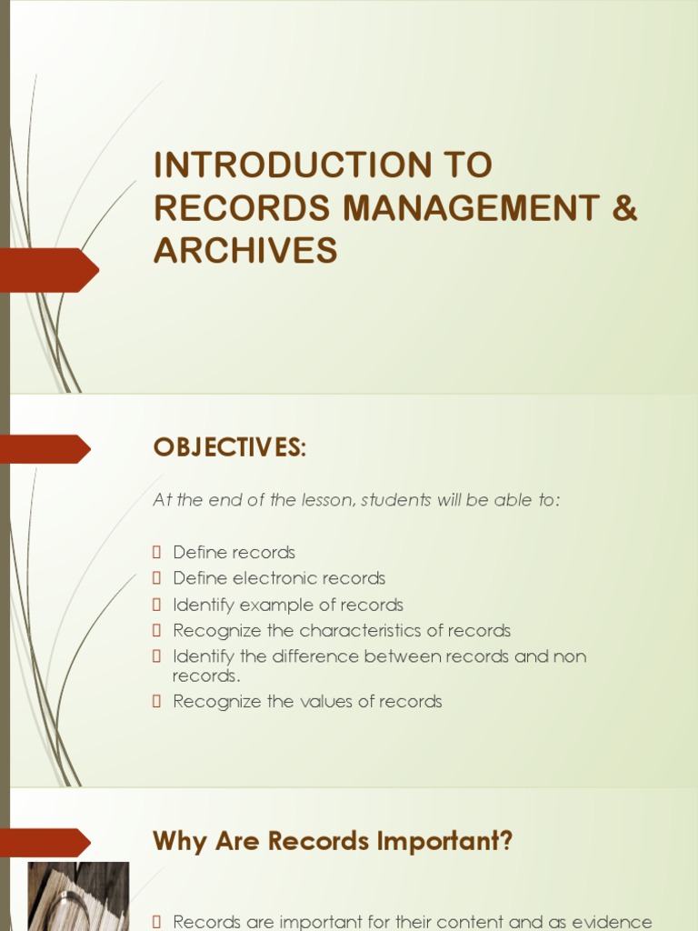 Part1 PDF | PDF | Information | Records Management