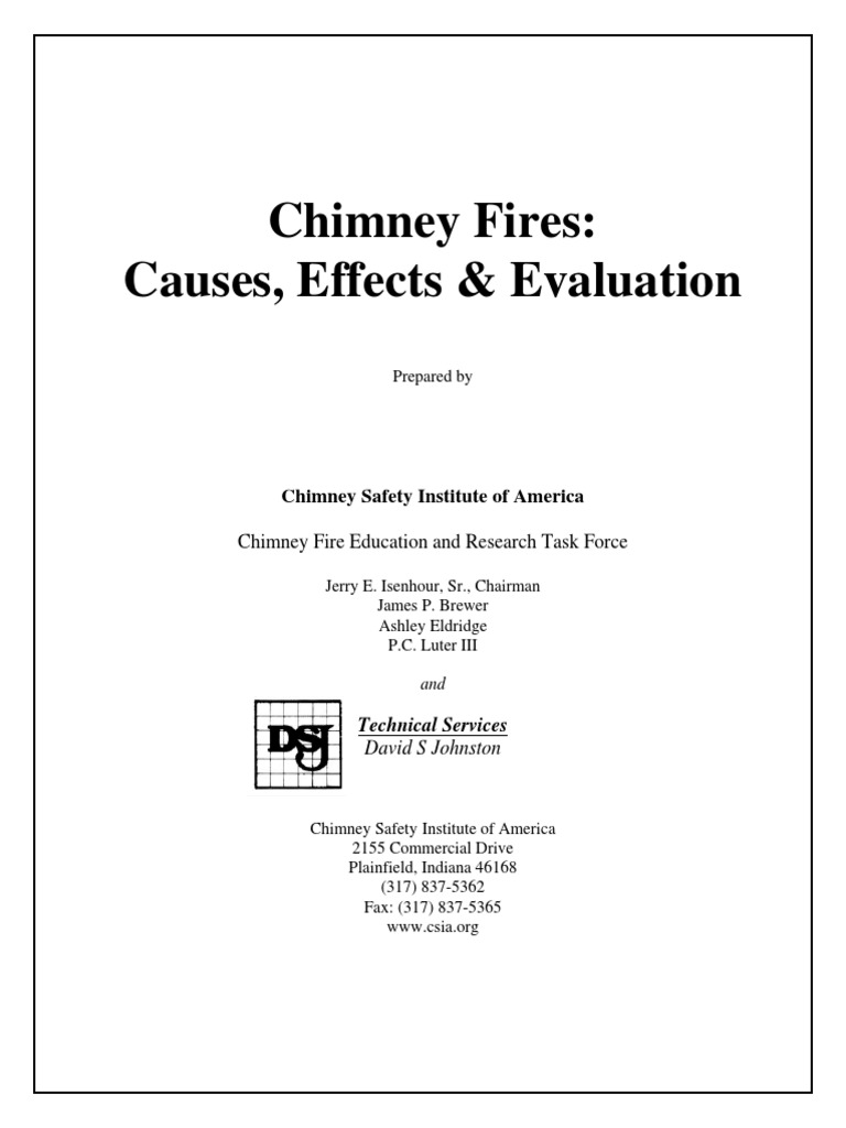 Chimney Fires White Paper | PDF | Chimney | Combustion