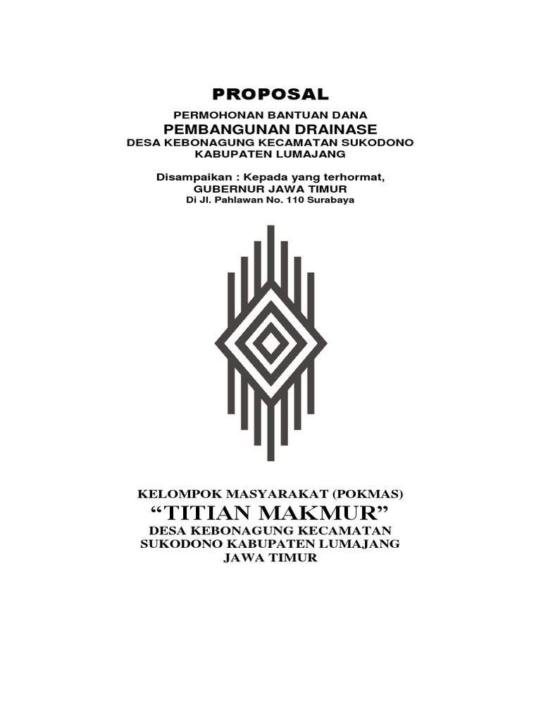 Proposal Pembangunan Jalan Rabat Beton | PDF