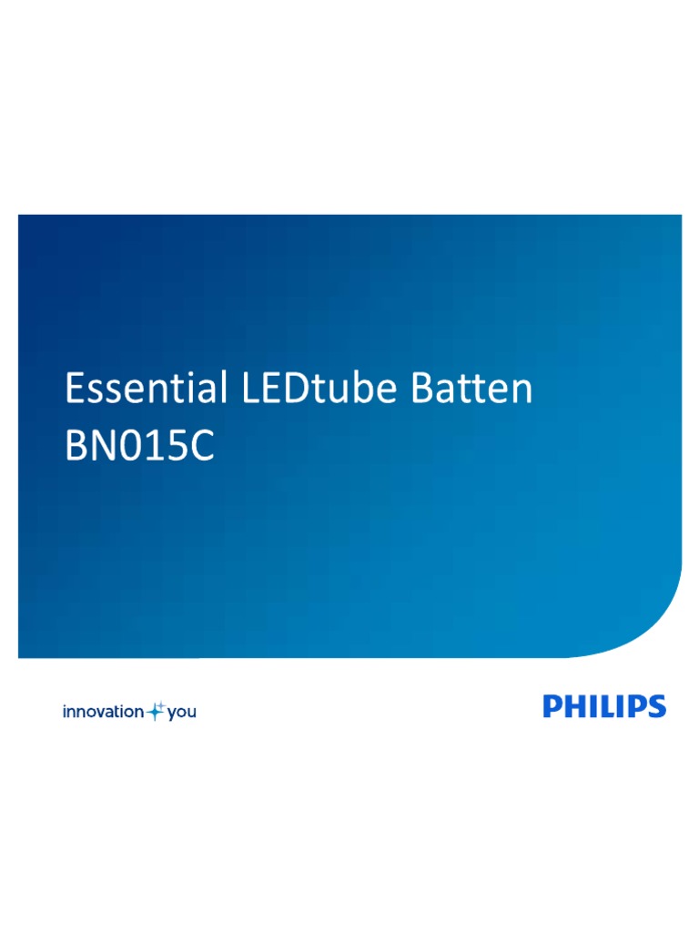 BN015C Set 1xtled L1200 16W 765 | PDF