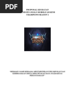 PROPOSAL MOBILE LEGEND Ji | PDF