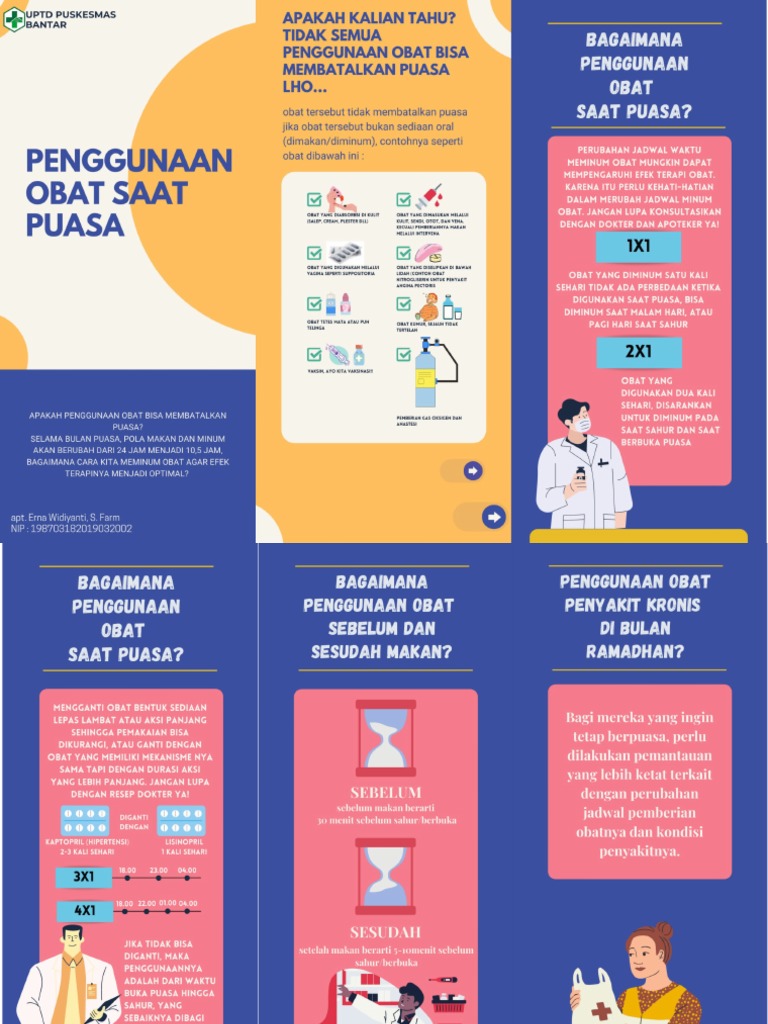 Brosur Penggunaan Obat Saat Puasa | PDF