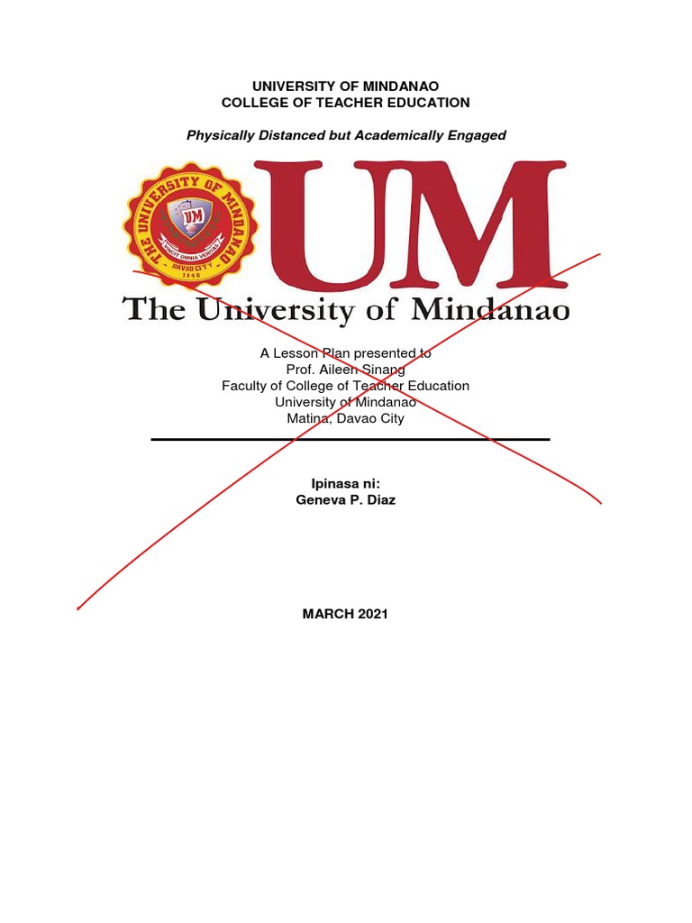 Diaz - Lesson Plan EDSS1 (8351) | PDF