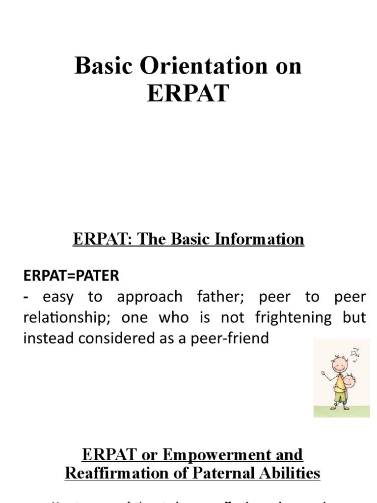 Basic Orientation On Erpat | PDF | Children's Rights | Family