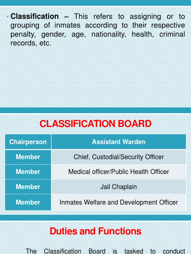 4 - Classification Board Process | PDF | Psychiatry | Psychologist