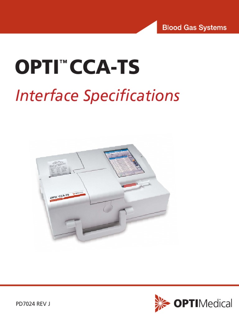 Opti Cca Ts Interface Specifications English | PDF | Transmission Control Protocol | Ascii