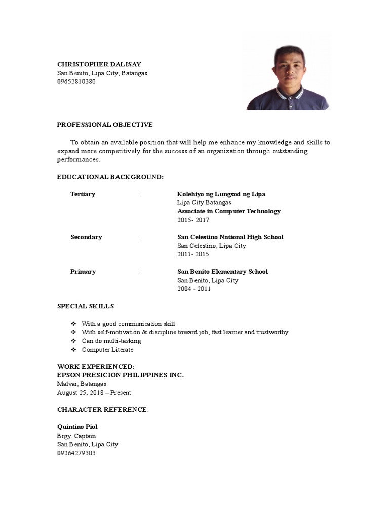 Christopher Resume | PDF