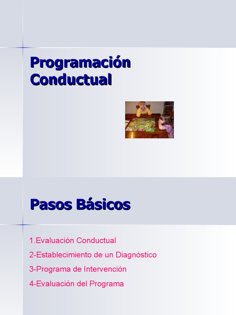 Programación Conductual | PDF
