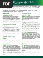 TTRPG Safety Toolkit Guide v2.3 | PDF | Role Playing Games | Tabletop ...