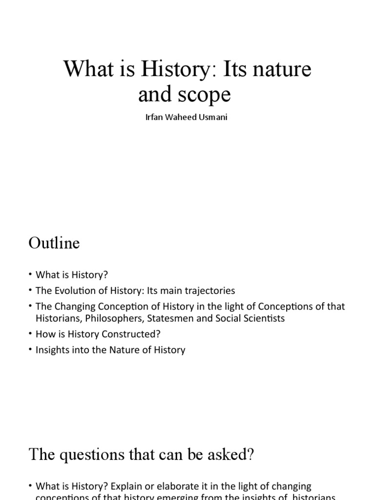 What Is History-1 | PDF | Deductive Reasoning | Inductive Reasoning