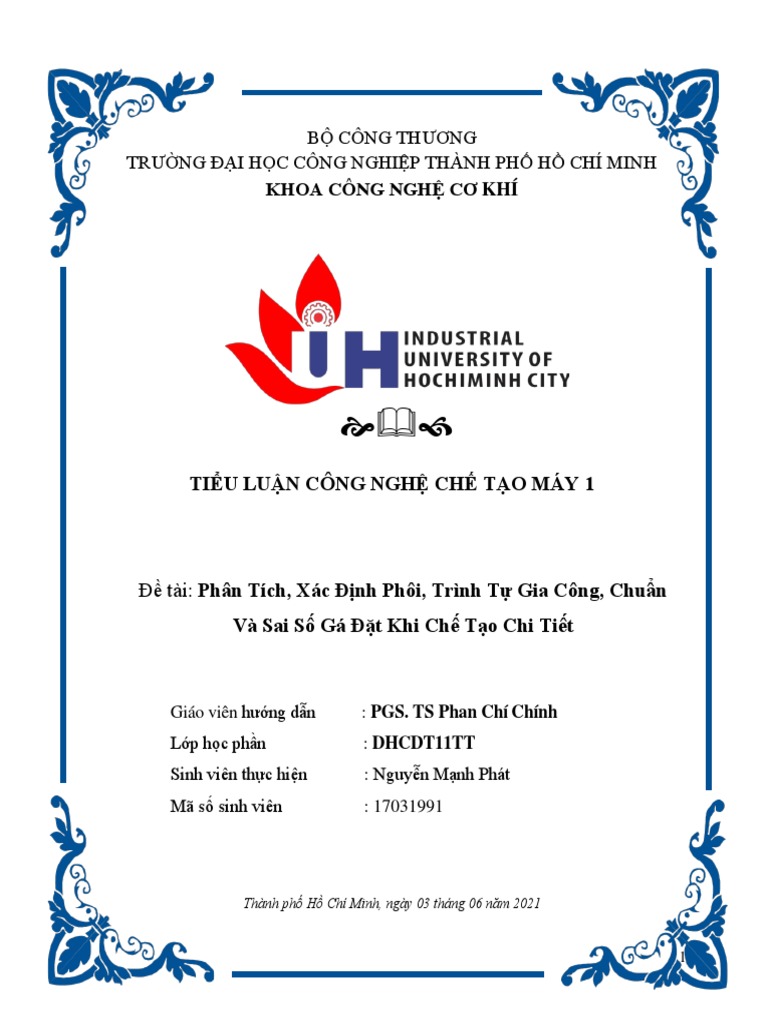 Nguyen Manh Phat Cnctm1 | PDF