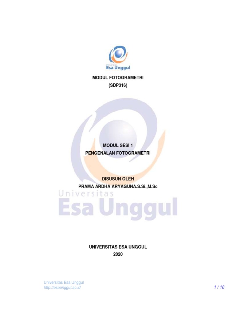 Modul Pertemuan 1 | PDF