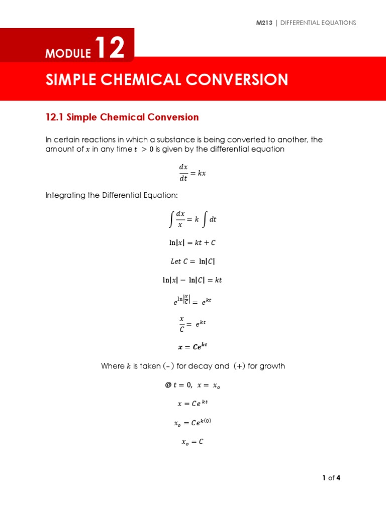 MODULE 12 - Simple Chemical Conversion | PDF | Fair Use | Chemical ...