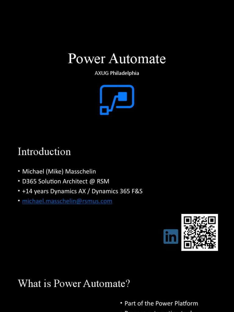 Power Automate Overview and Features | PDF | Computers