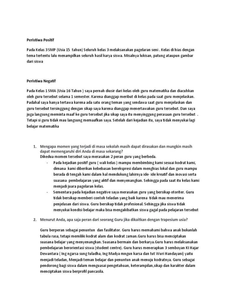 1.2.a.3. Mulai Dari Diri - Nilai Dan Peran Guru Penggerak | PDF | Karier & Perkembangan ...