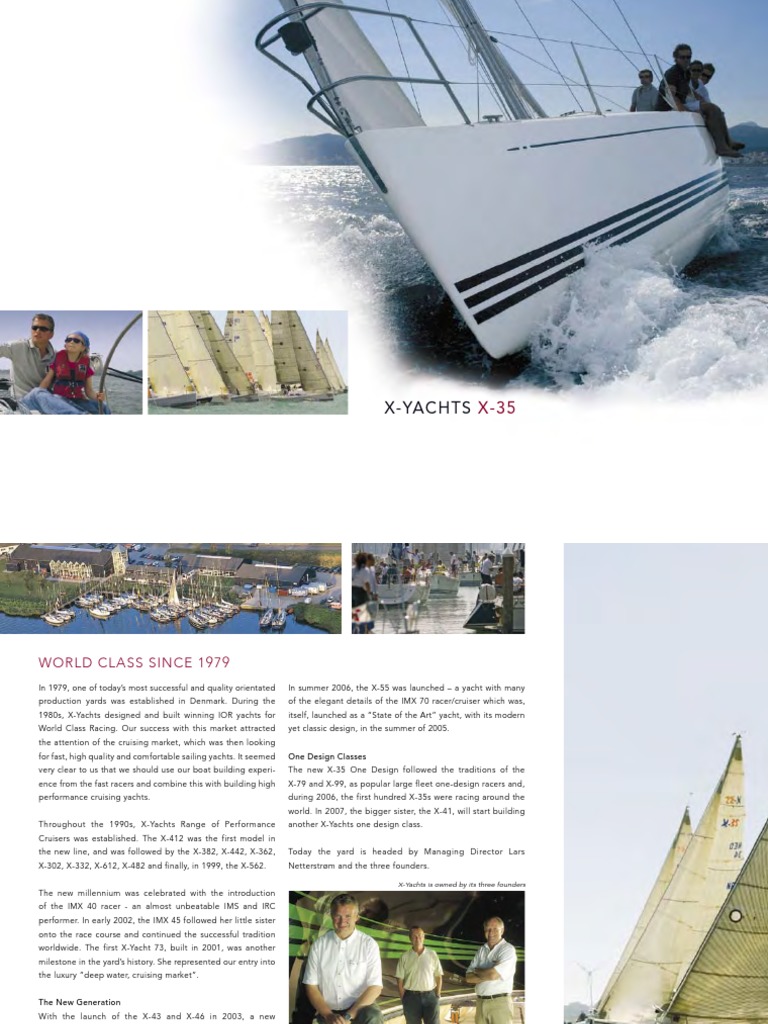 X-35 Brochure Sep2006 | PDF | Watercraft | Boat Types